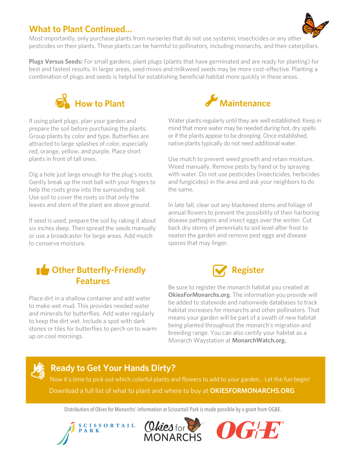 Pollinator Pockets & Programs Energized by OG&E – Scissortail Park